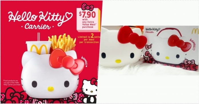 Get Your Cute Hello Kitty! Drink and Fries Carrier for a Limited Time ...